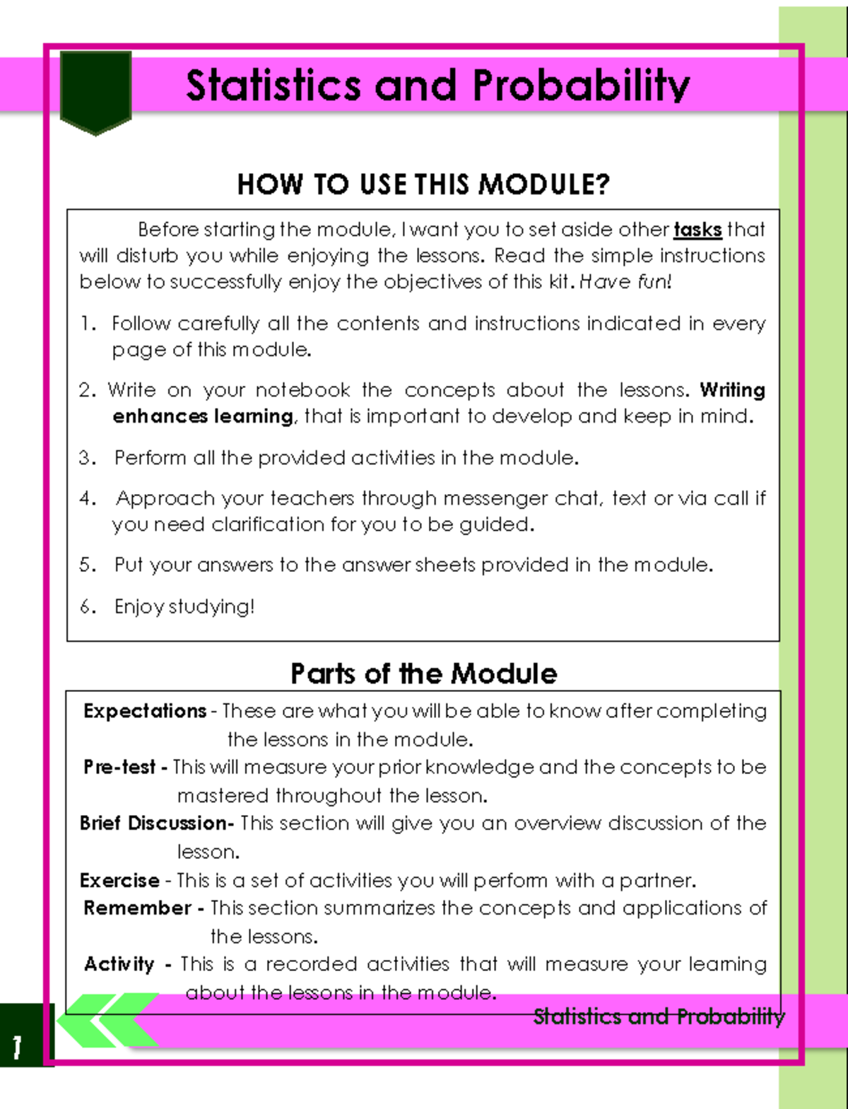 Module 5 8 Statistics and Probability - Statistics and Probability ...