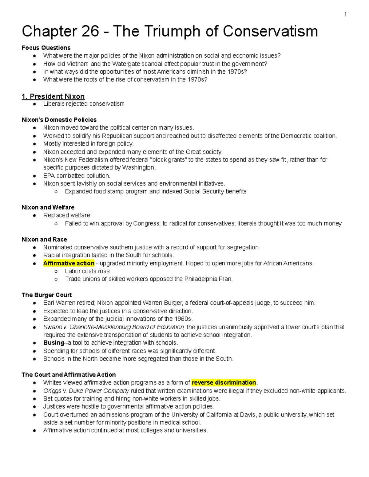 Chapter 18 - Reading Notes - Give Me Liberty!: an American History ...