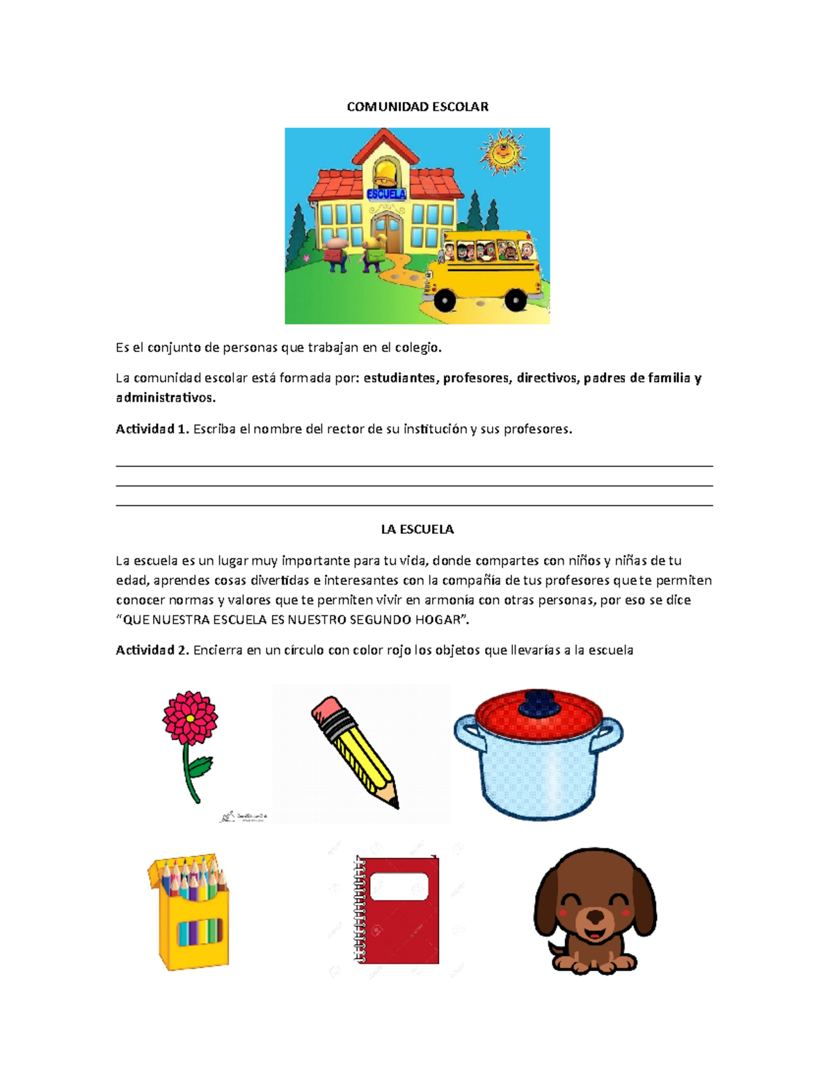 Guía de la Comunidad Escolar y Manual de Convivencia - Studocu