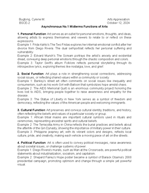 Bugtong Asynchronous Activity No.3 Midterm - Bugtong, Cyrene M. Arts Appreciation BSCE- 2 ...