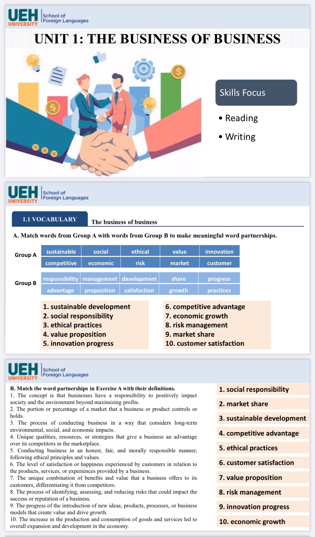 Key COB1 - Business Ethics and Responsibilities Exam Notes - Studocu