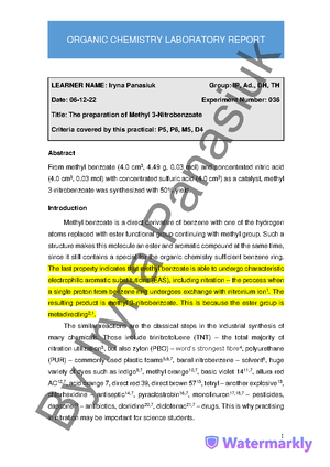 BTEC Level 3 Applied Science Unit 23 A1 Gathering and Preserving ...