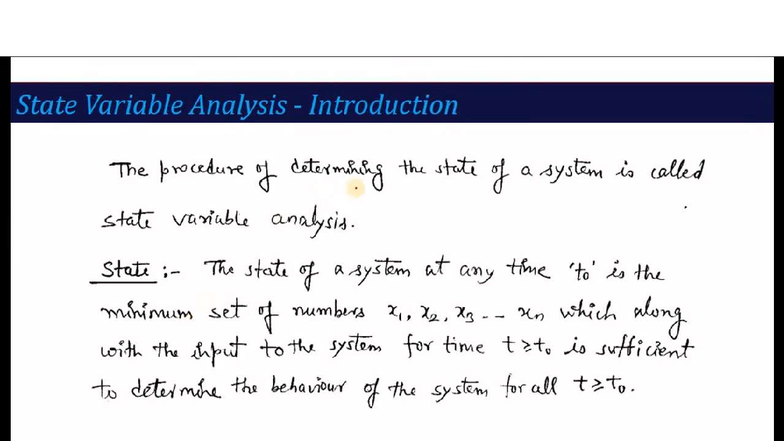 Control System Unit 2: State Variable Analysis Notes - Studocu
