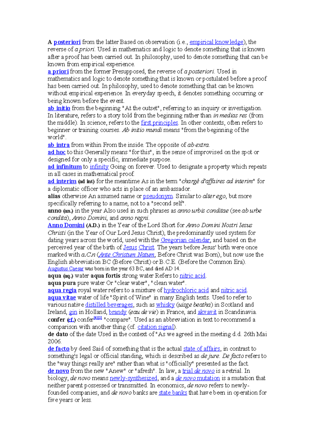 Latin Phrases and Abbreviations: A Comprehensive Guide (LAT101) - Studocu