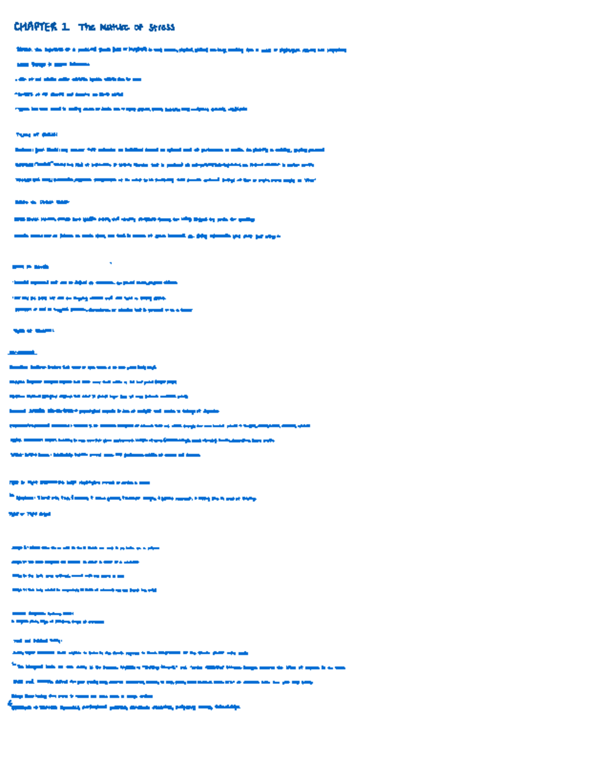 Chapter 1 - CHAPTER 1. The Nature Of Stress Stress. The experience of a ...