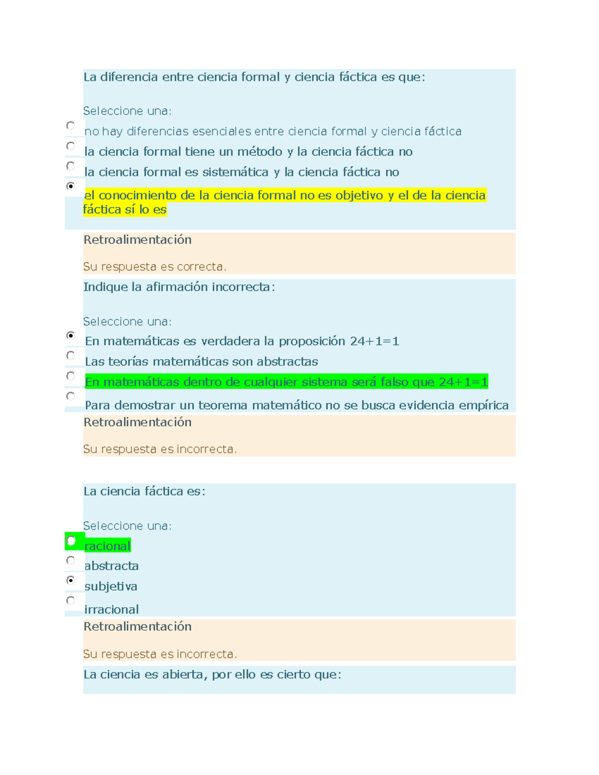 Examen 2 de Epistemología: Preguntas y Respuestas Clave - Studocu