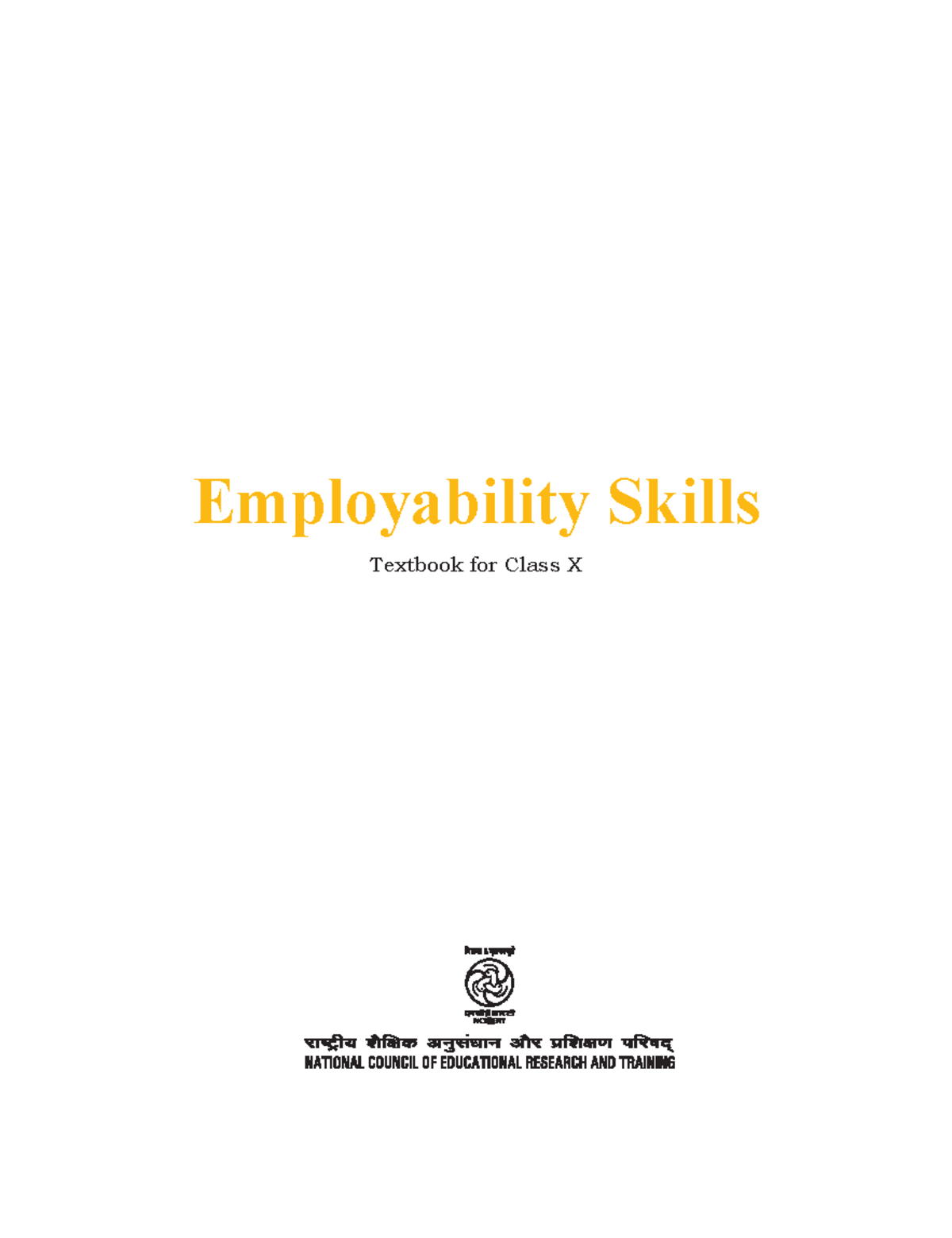 Employability Skills for Class X: A Comprehensive Guide - Studocu