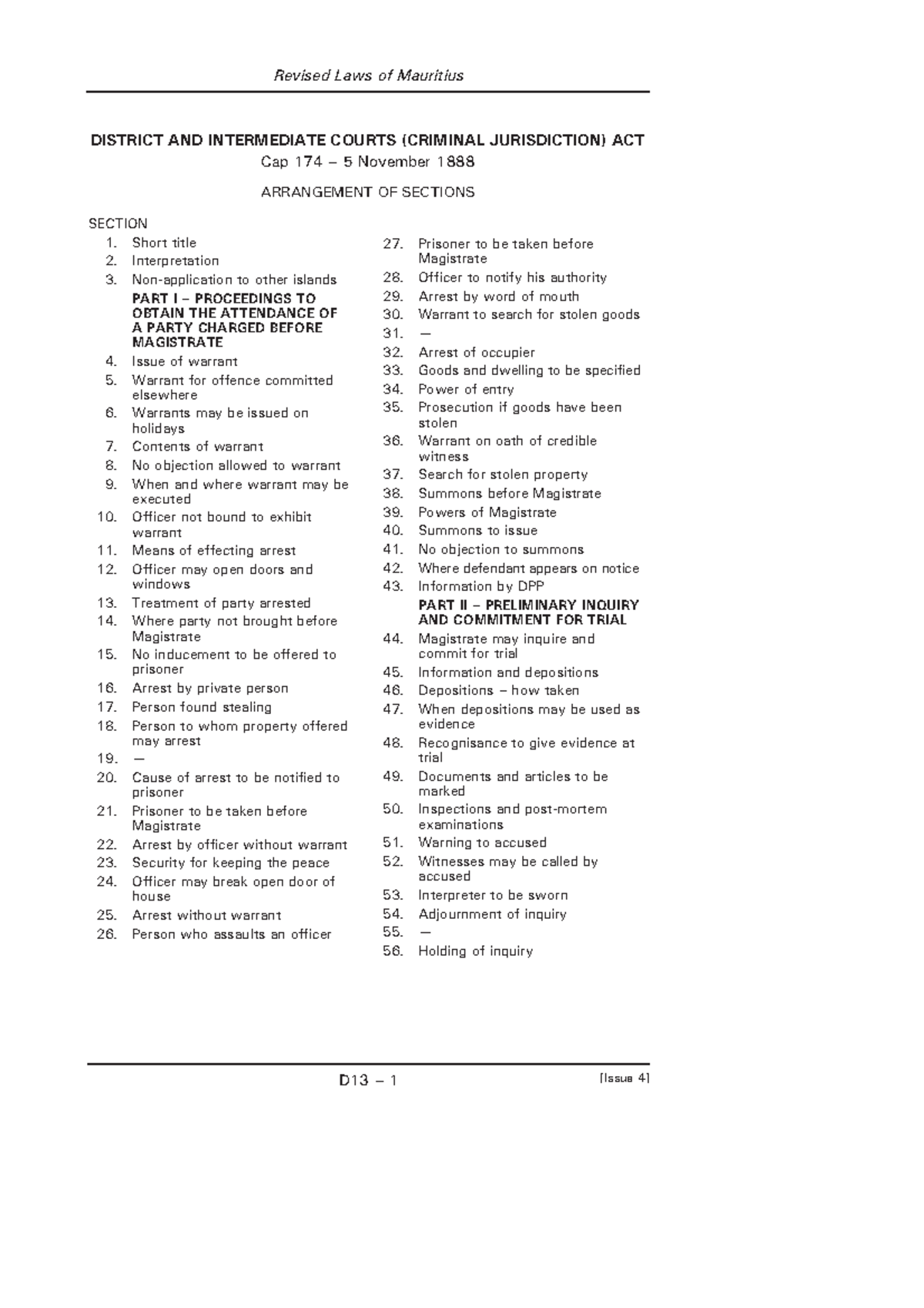 District and Intermediate Courts (Criminal Jurisdiction) Act, Cap 174 ...
