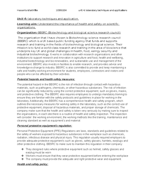 Applied Science unit 12 part b finished - Copy - How can infectious ...