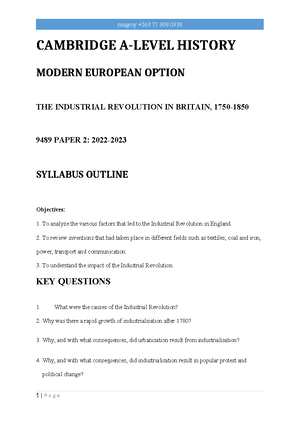 A Level Notes Hitler - A-LEVEL HISTORY NOTES CAMBRIDGE 9489/ Hitler’s ...