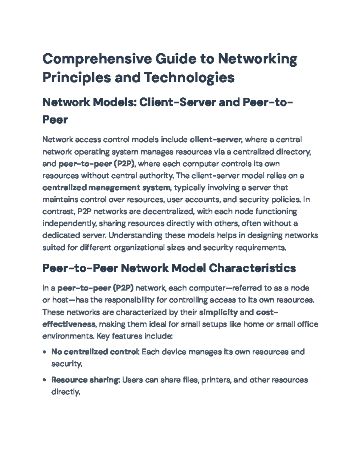 Comprehensive Networking Guide: OSI Model, Protocols & Safety Tips ...