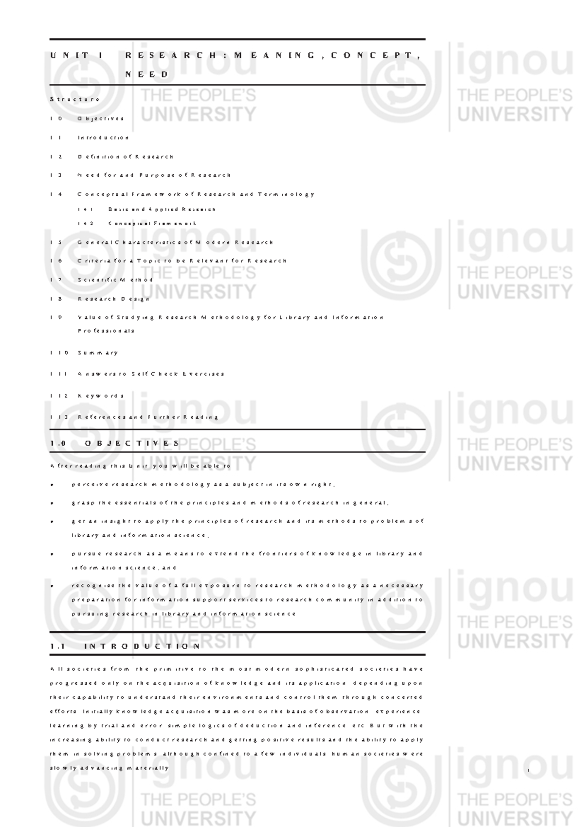 Unit-1 - Political Science: Research Methodology Insights and ...