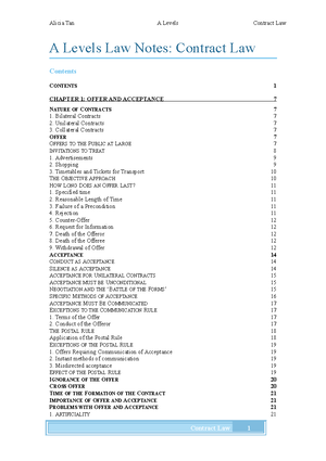 AS Levels Law Notes - Alicia Tan AS Levels English Legal System AS ...