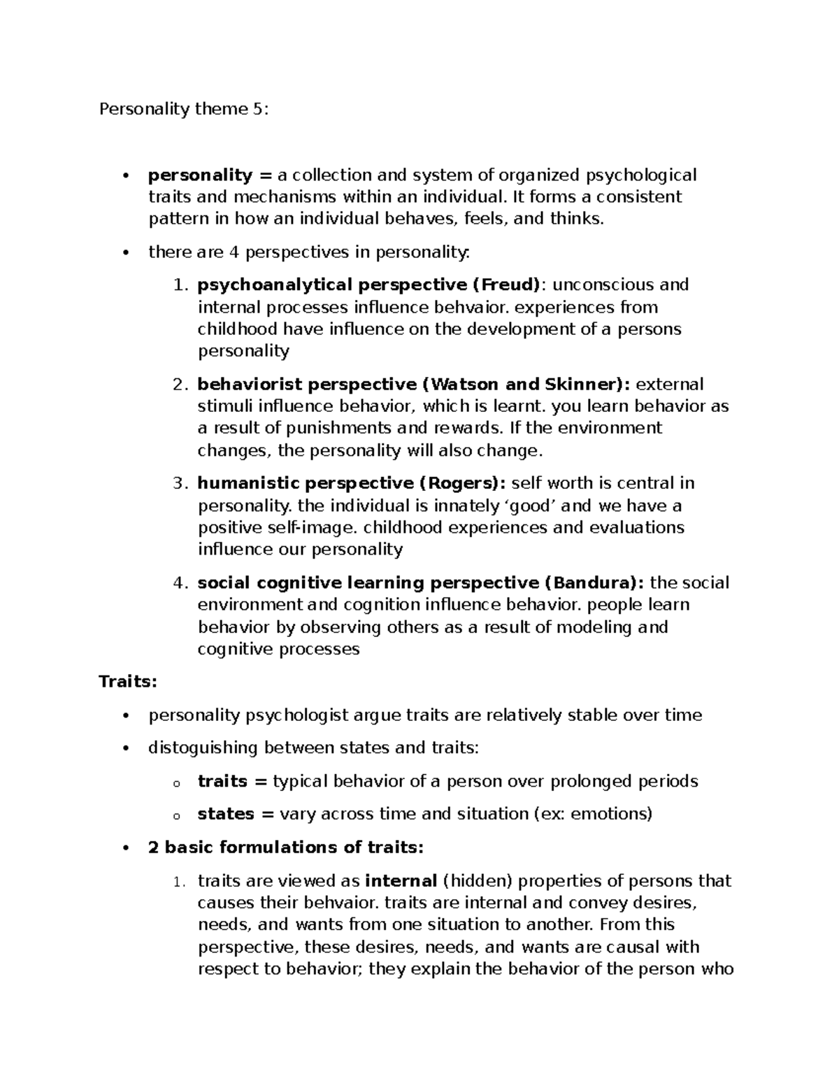 Cattell's 16 Personality Factors: An Overview of Trait Theories ...