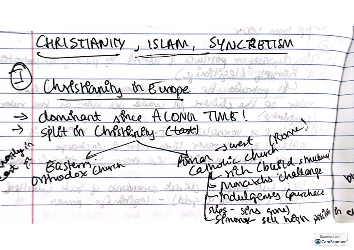 Protestant Reformation Notes: Christianity & Islam Syncretism Insights ...