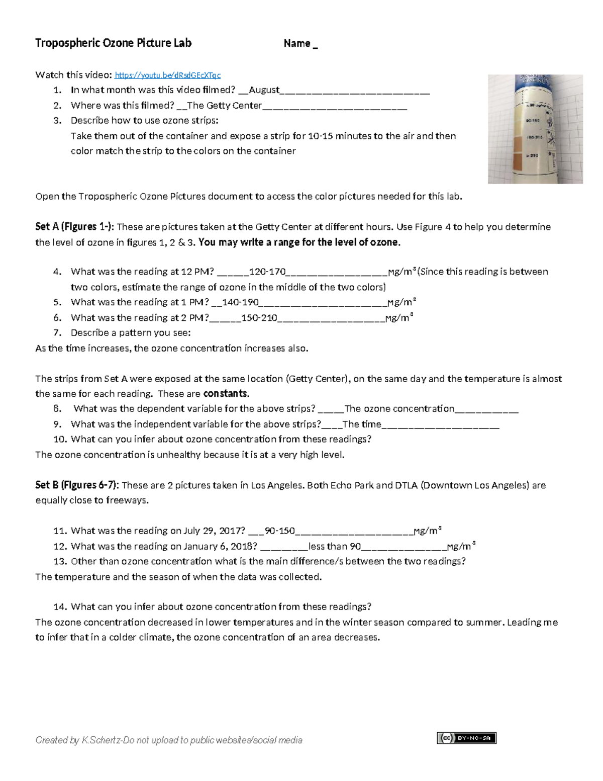 Ozone Picture Lab (Course Code: OZONE101) - Student Sheet - Studocu
