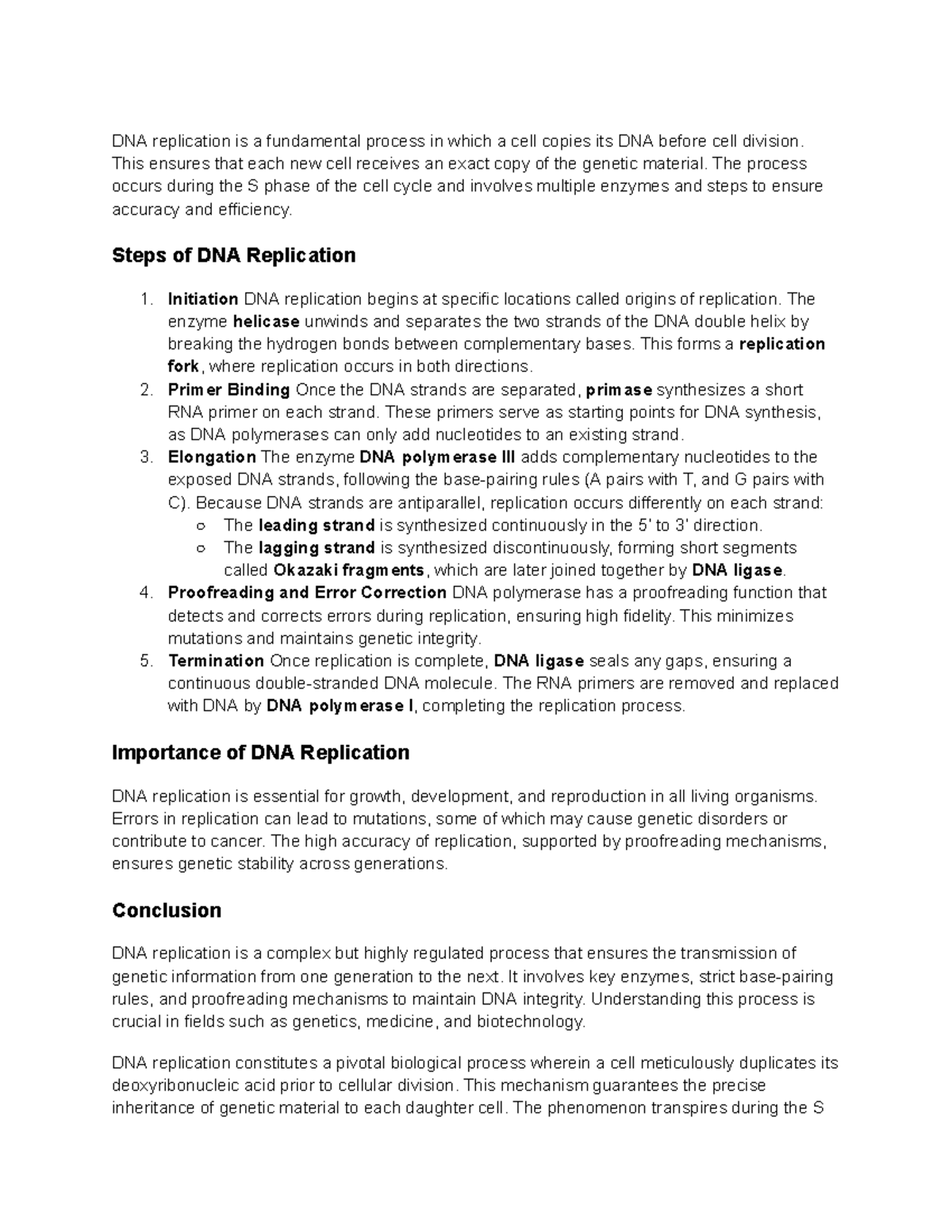 Cell Replication v2 Updated - DNA replication is a fundamental process ...