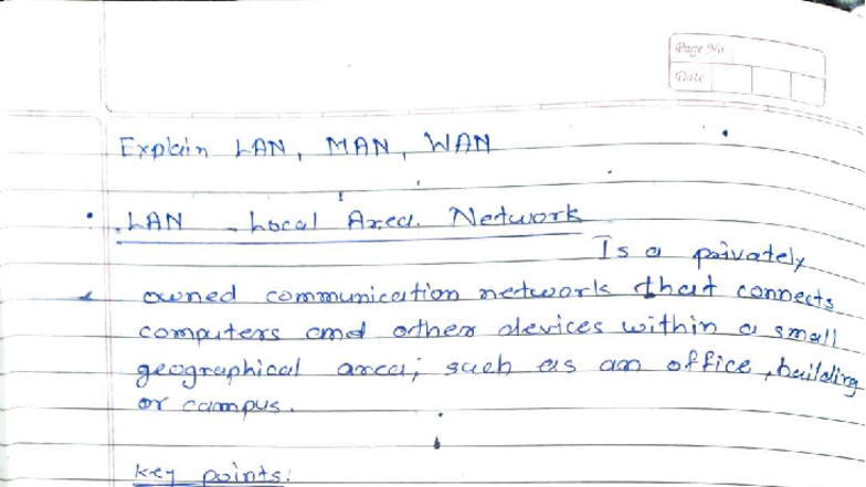 DOC-20251030-WA0000 - Lecture Notes on LAN, MAN, and Networking ...