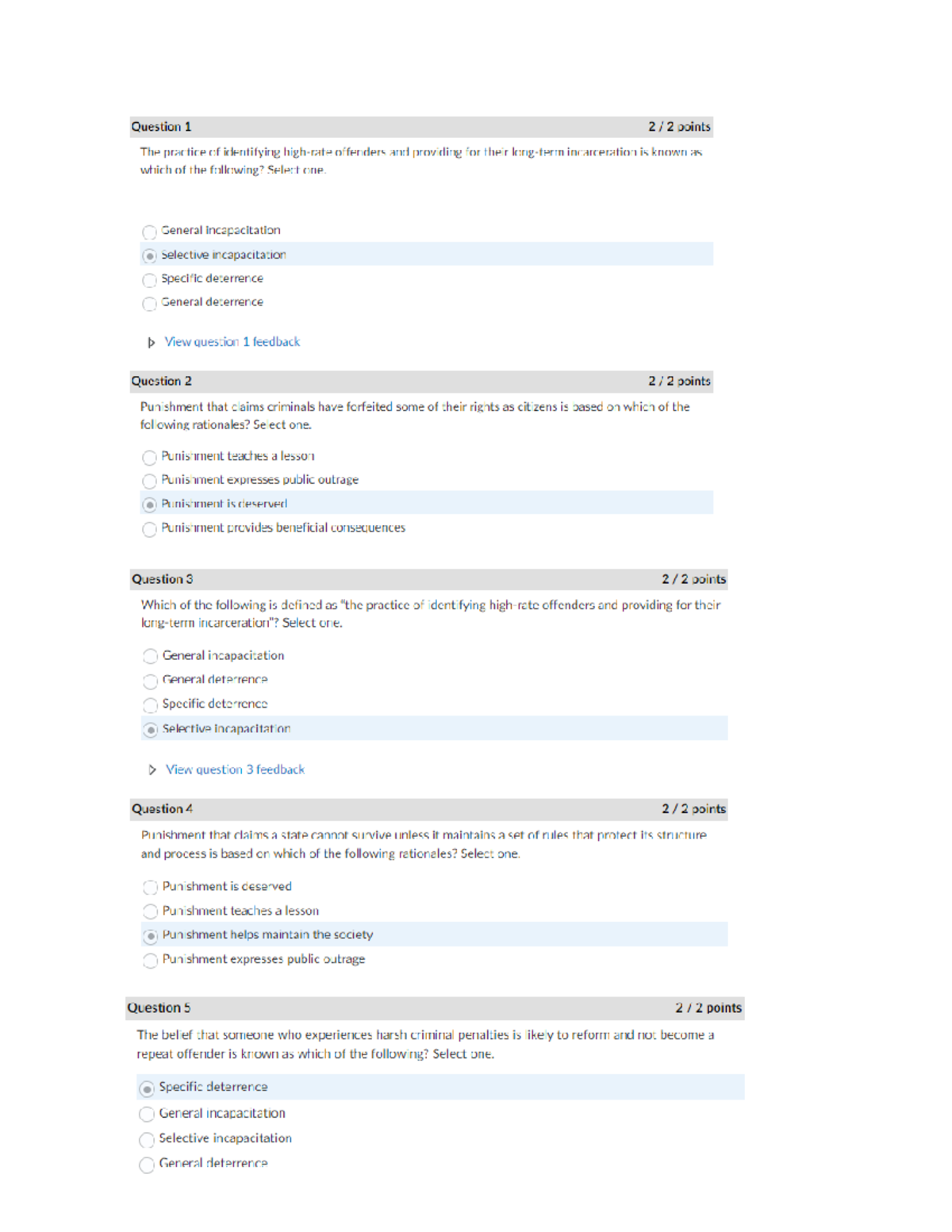 CJ 210 Module 1 Quiz - Key Concepts and Review - Studocu
