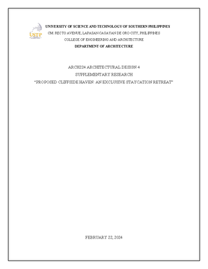 CITY HALL - Comprehensive Space Requirements Overview - Studocu