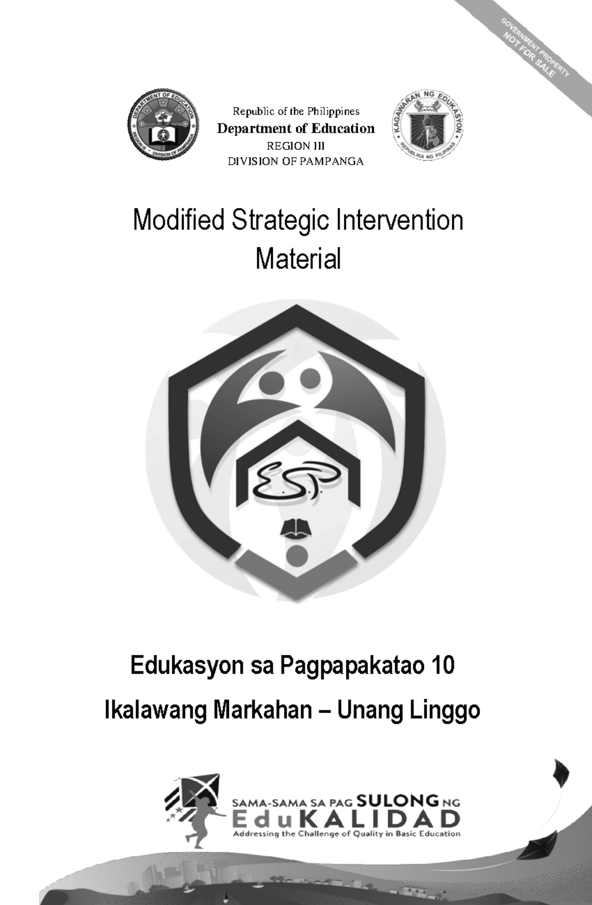 Esp10 q2 week112pages - esp q2 week 1 - Republic of the Philippines ...