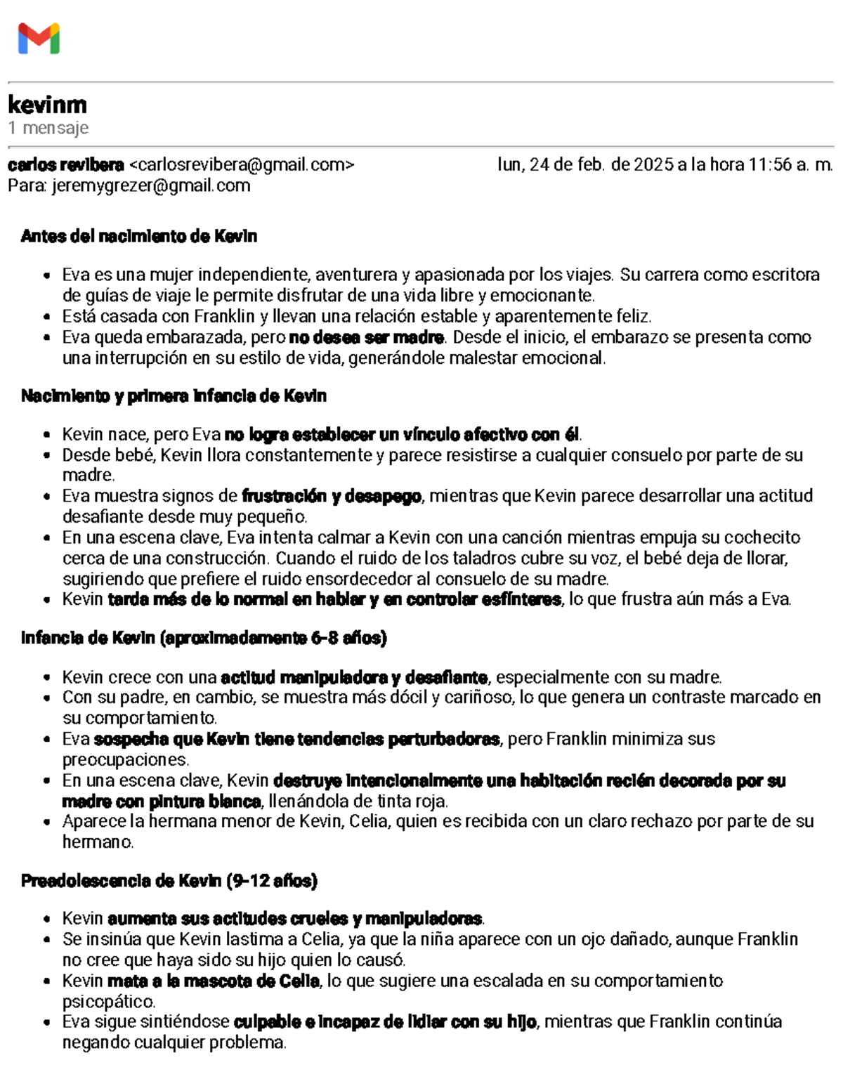 Gmail - kevinm - Kevin kevin - kevinm 1 mensaje carlos revibera lun, 24 ...