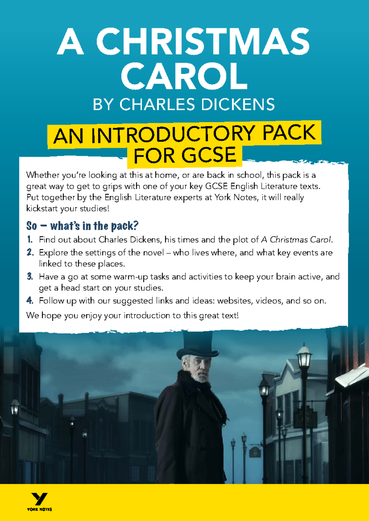 York Notes - A Christmas Carol GCSE Introductory Study Pack - Studocu