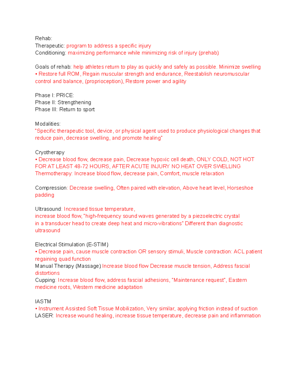 Comprehensive Study Guide: Environmental Issues in Sports Medicine (SM ...