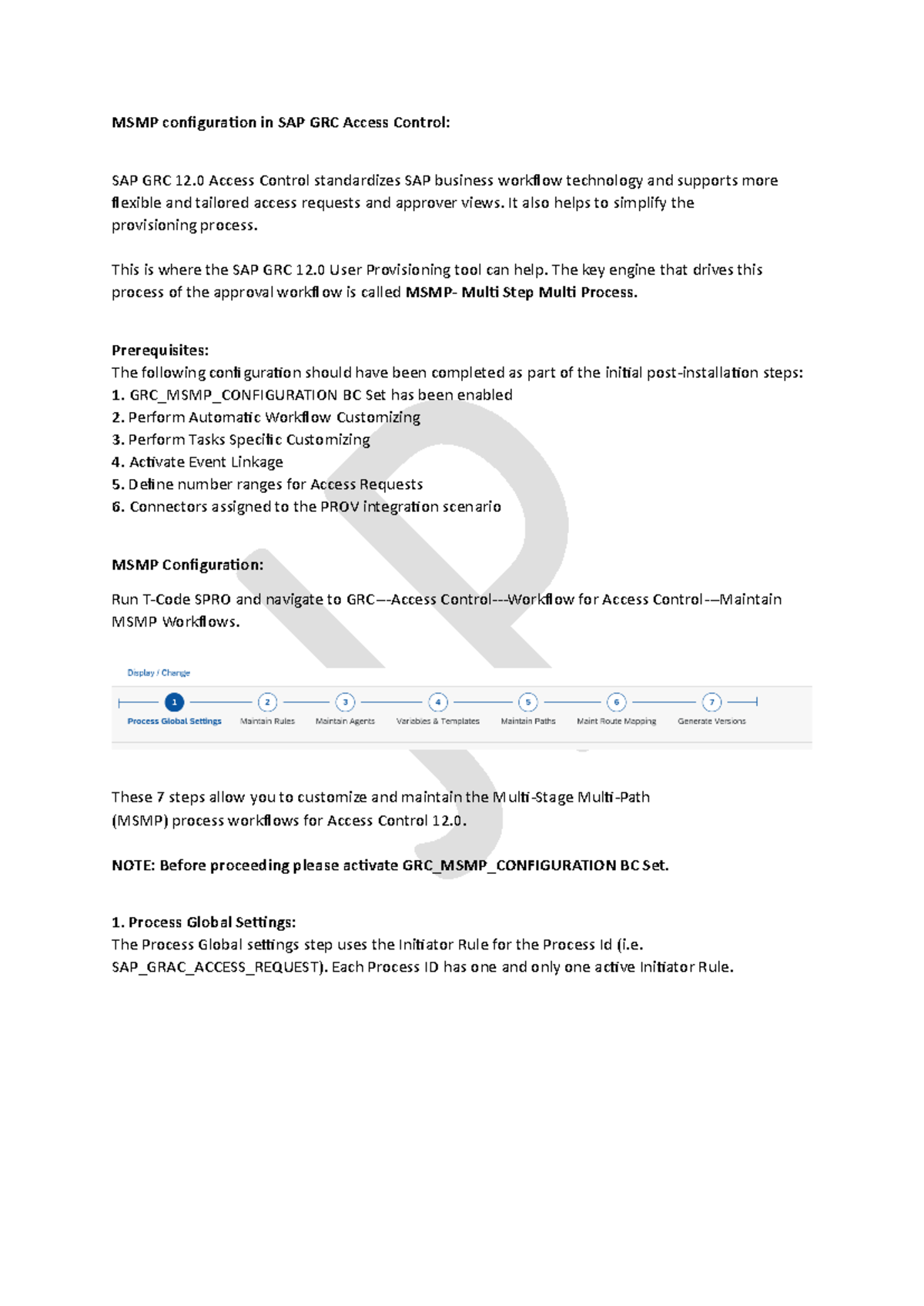 MSMP Configuration Guide for SAP GRC Access Control (SCM 2023) - Studocu