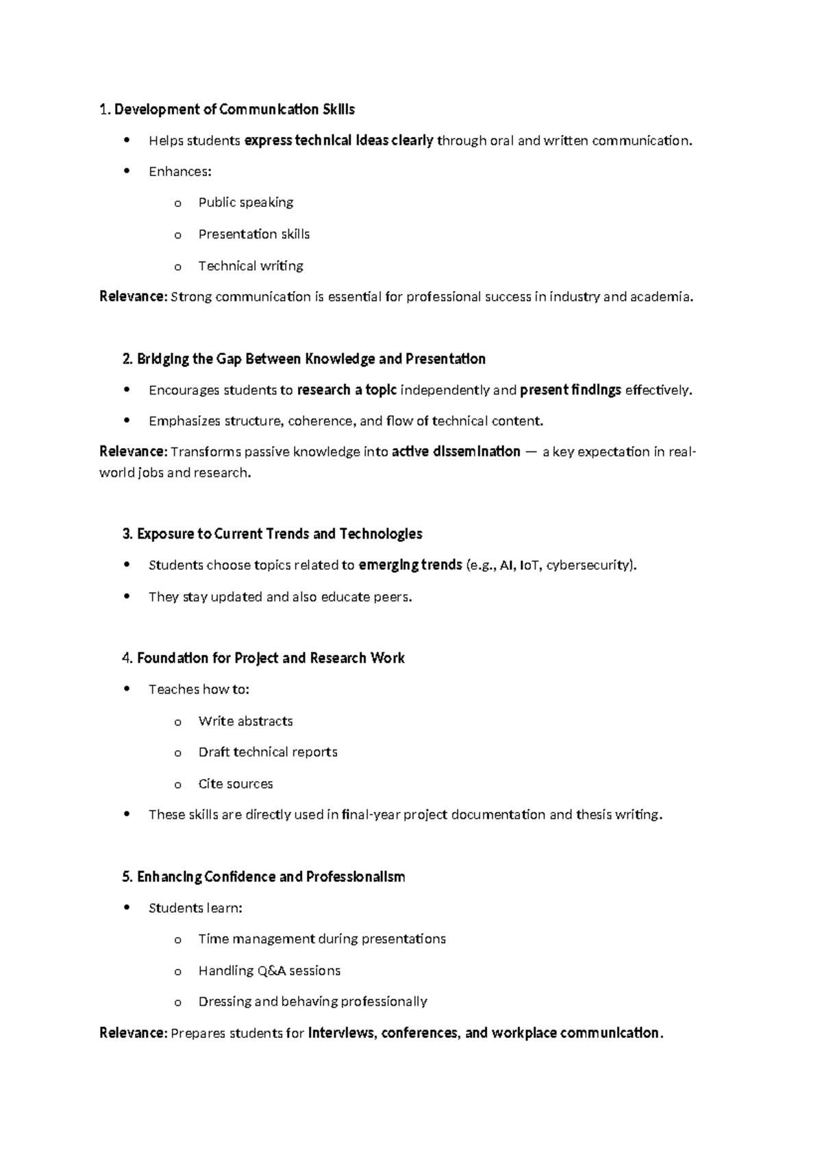 STC 101: Enhancing Communication Skills for Professional Success - Studocu