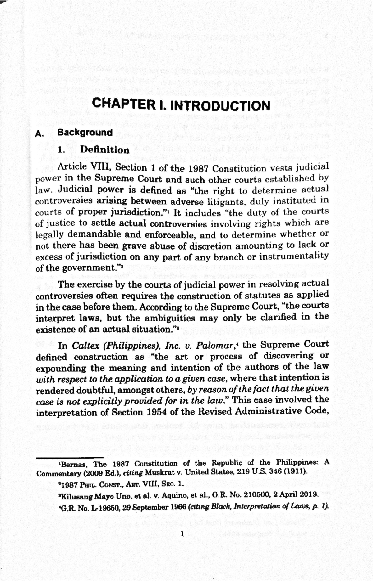 STATUTORY CONSTRUCTION: BACKGROUND AND INTRODUCTION (STATCON) - Studocu