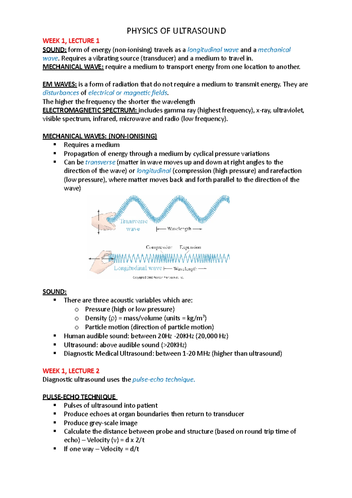 Chapter 14 - Physics Edelman Textbook - Chapter 14 Ultrasound system ...