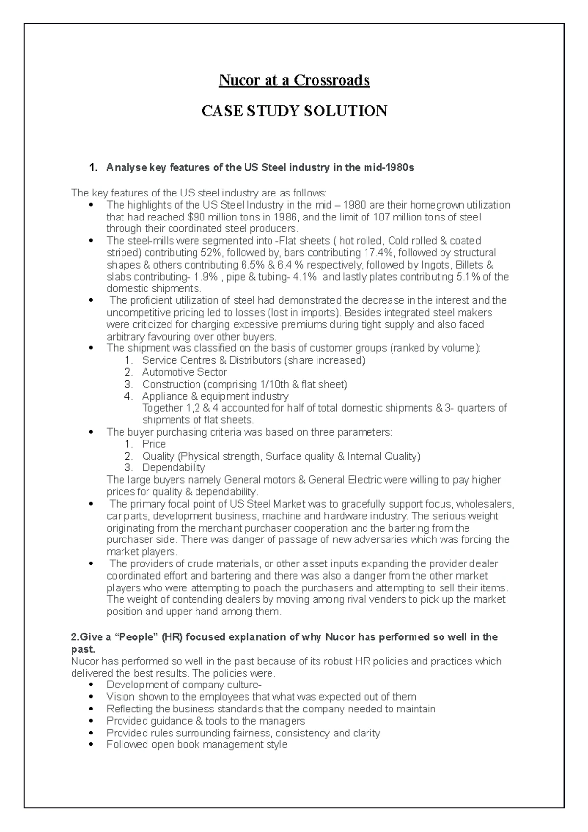 Questions and Solutions on Balance Sheet as per Companies Act 2013 - Studocu