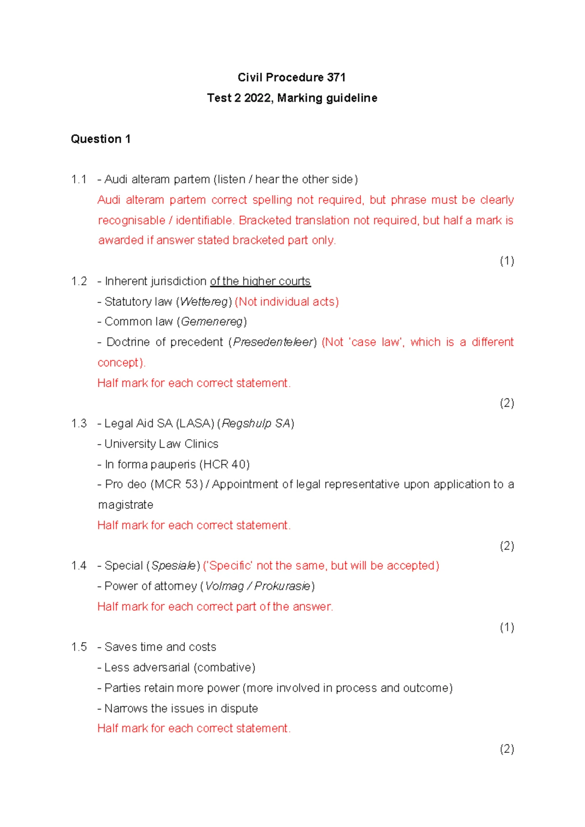 POC 1 - Particulars of claim example - PARTICULARS OF CLAIM 1. The ...