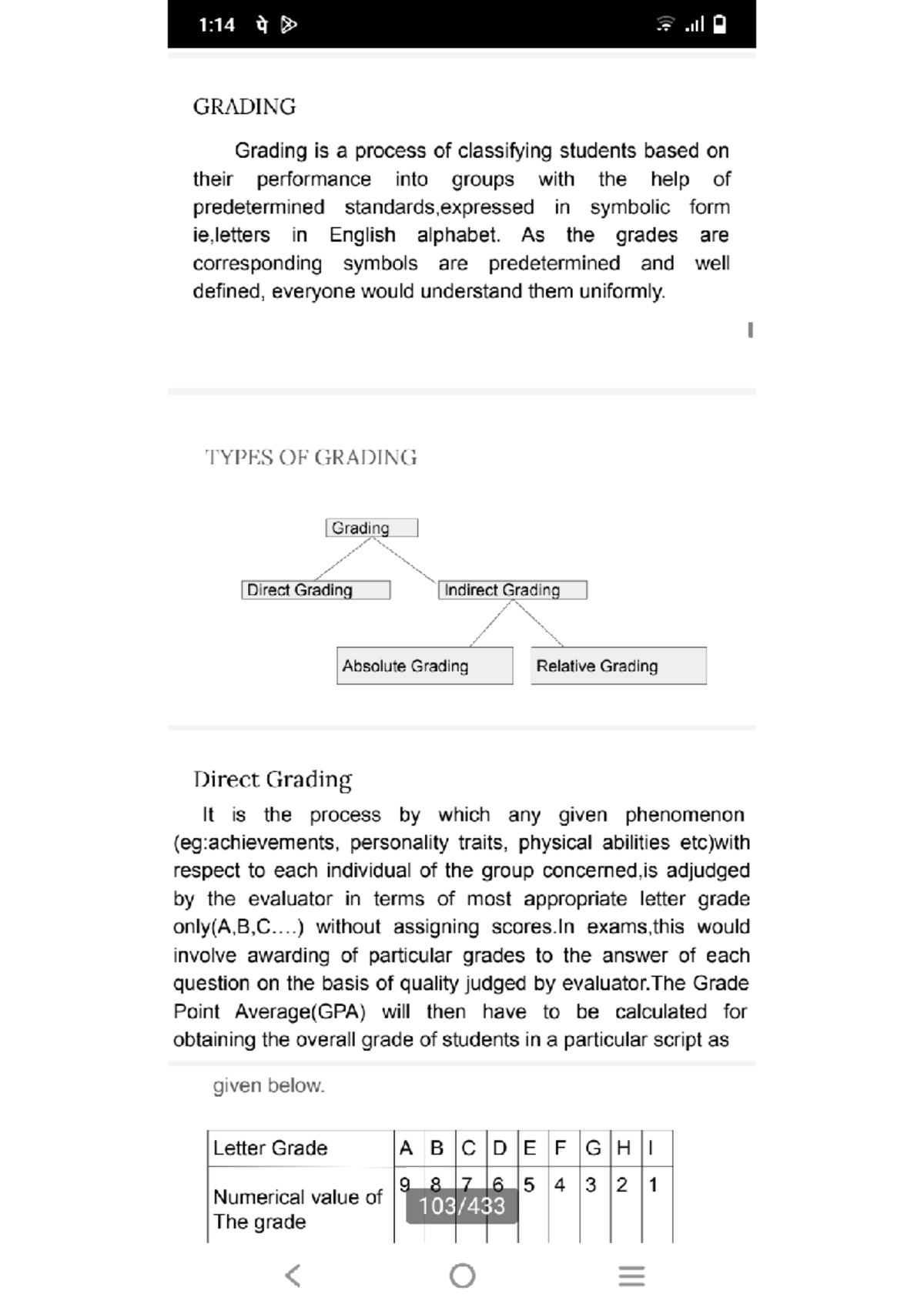 Grading Class Notes for Effective Study Strategies - Studocu