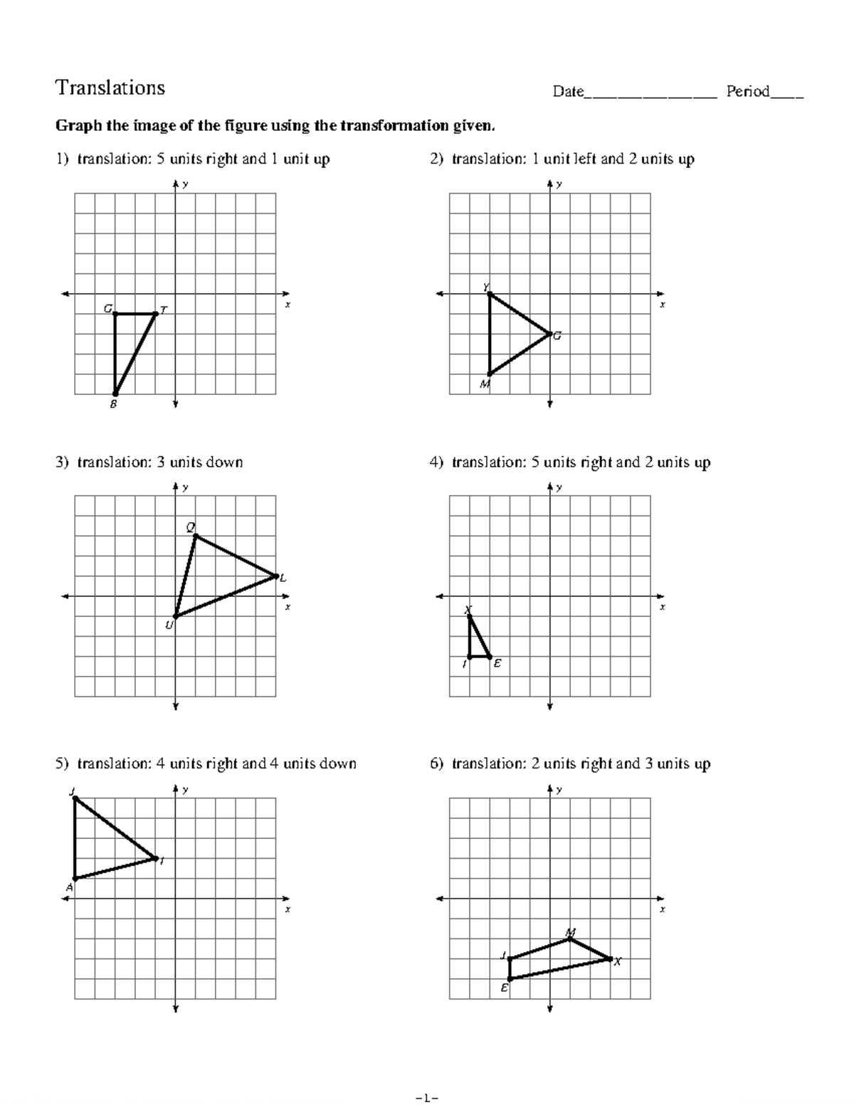 820580961-geometry-transformations-worksheet - Studocu