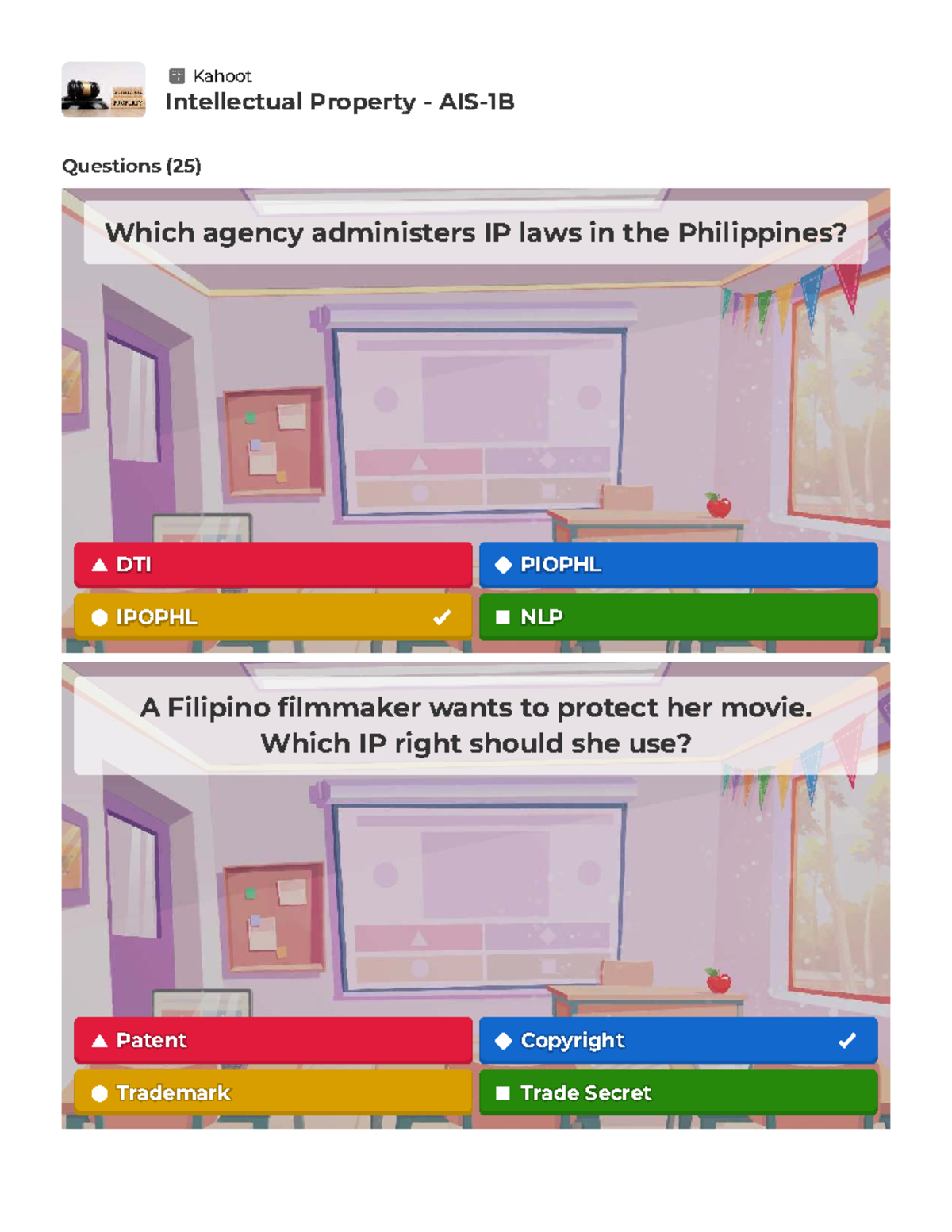 Intellectual Property Quiz (25 Questions) - IP Laws in the Philippines ...
