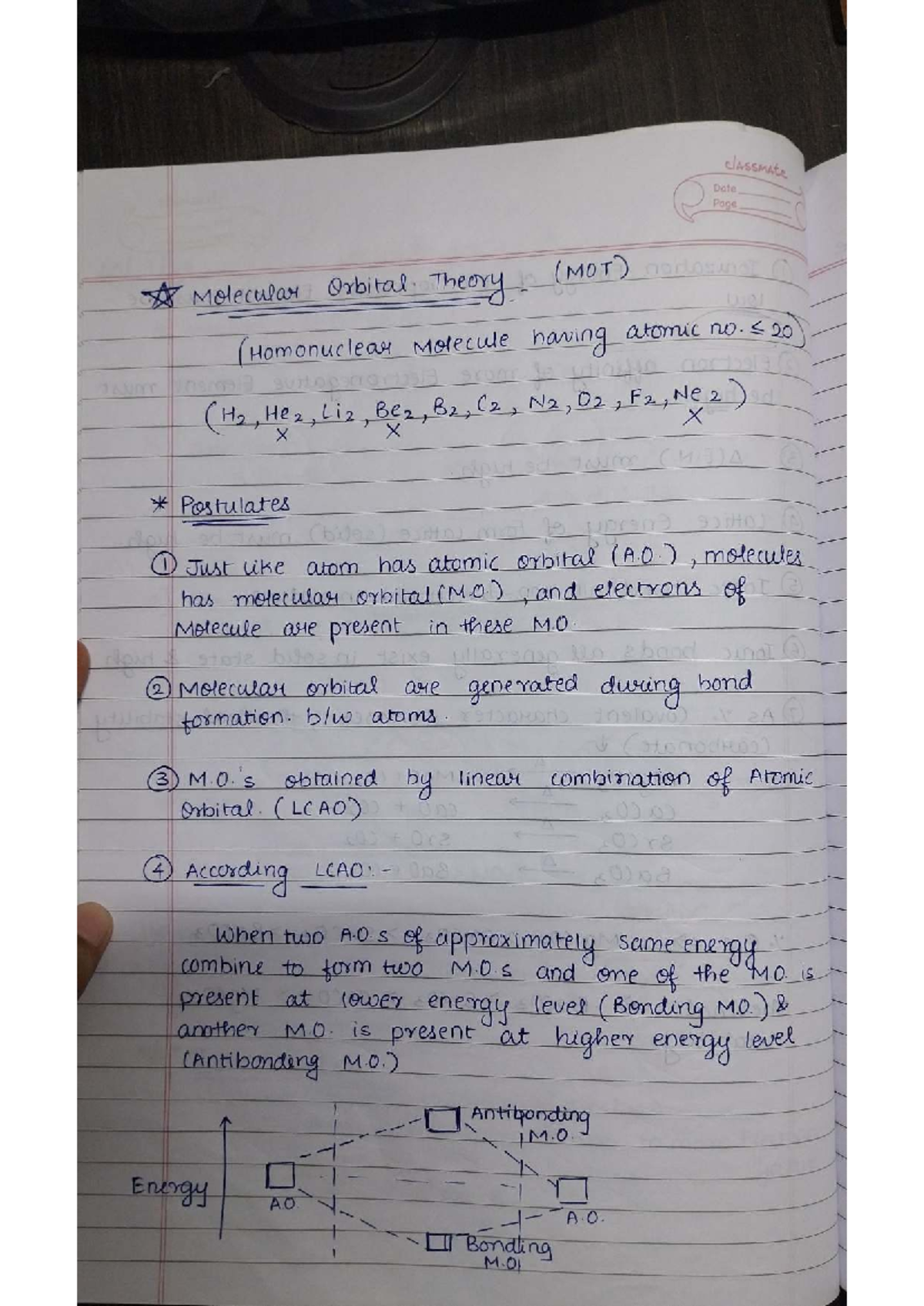 MOT 101: Key Concepts in Molecular Orbital Theory and Bonding - Studocu