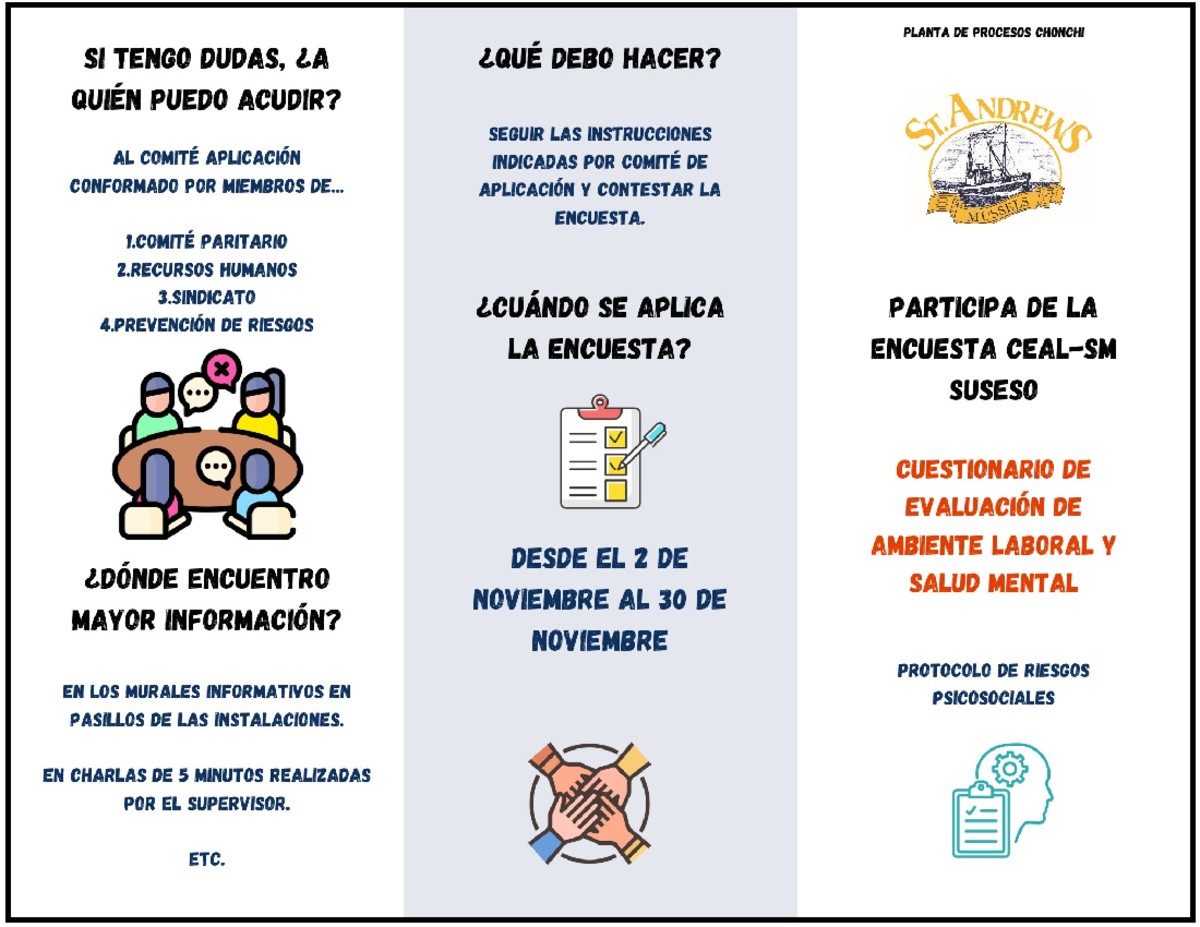 Tríptico difusión protocolo riesgos psicosociales - PLANTA DE PROCESOS CHONCHI SI TENGO DUDAS ...