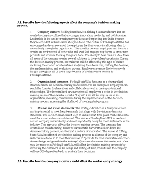 Task 1 Innovative and Strategic Thinking Submission for Business ...