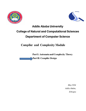 [Solved] Construct the LL1 parsing table for your language grammar - Compiler Design (CoSc3112 ...