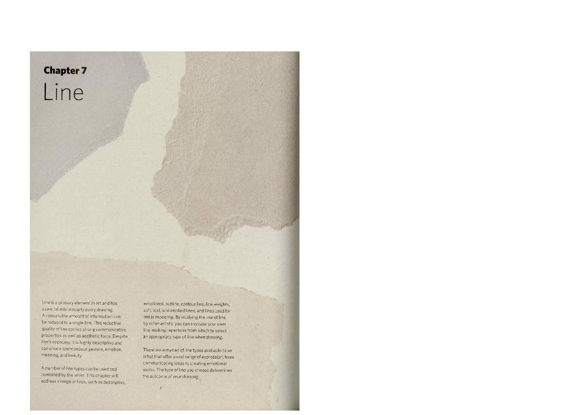 Chapter 7: The Power of Line in Art and Emotion Analysis - Studocu