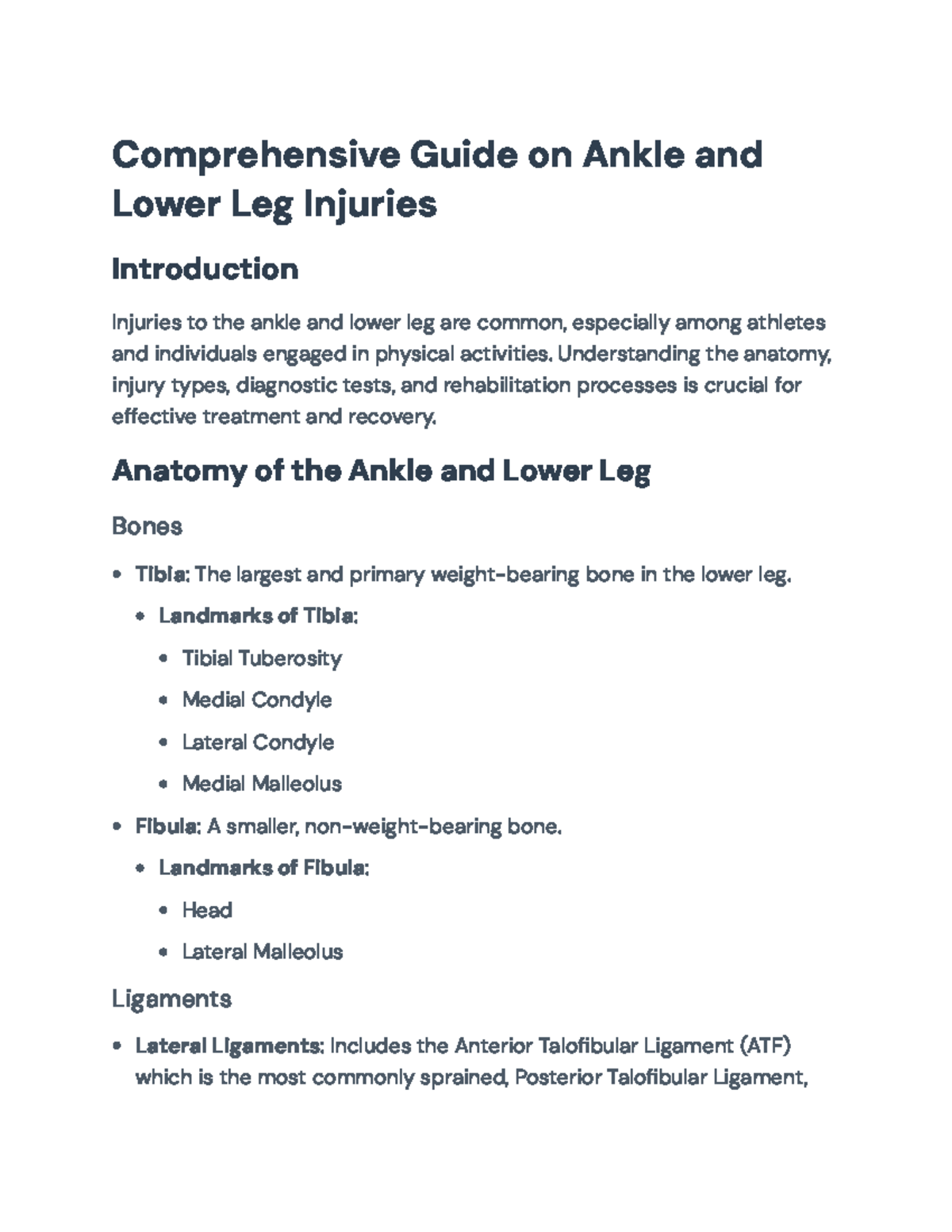Comprehensive Guide to Ankle and Lower Leg Injuries - 9703A39D ...