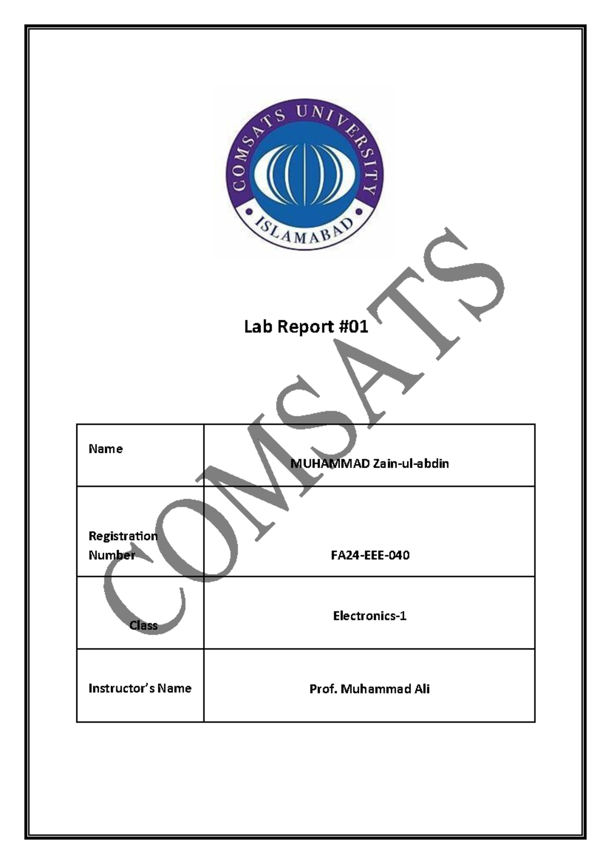 Electronics Lab Report 1: Digital Oscilloscope & Function Generator - Studocu