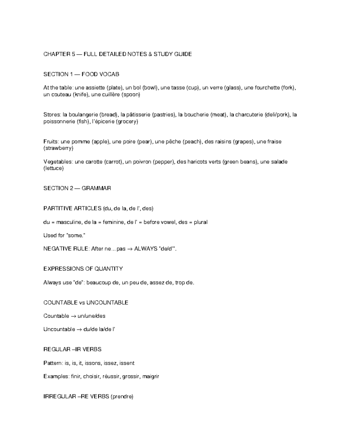 CHAPTER 5 — DETAILED STUDY NOTES & GUIDE - Studocu