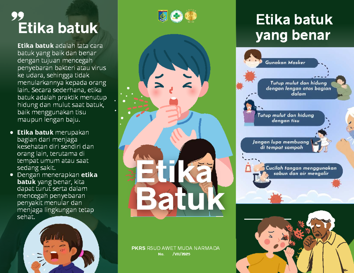 Leaflet Etika Batuk - Gizi PKRS RSUD AWET MUDA NARMADA - Studocu