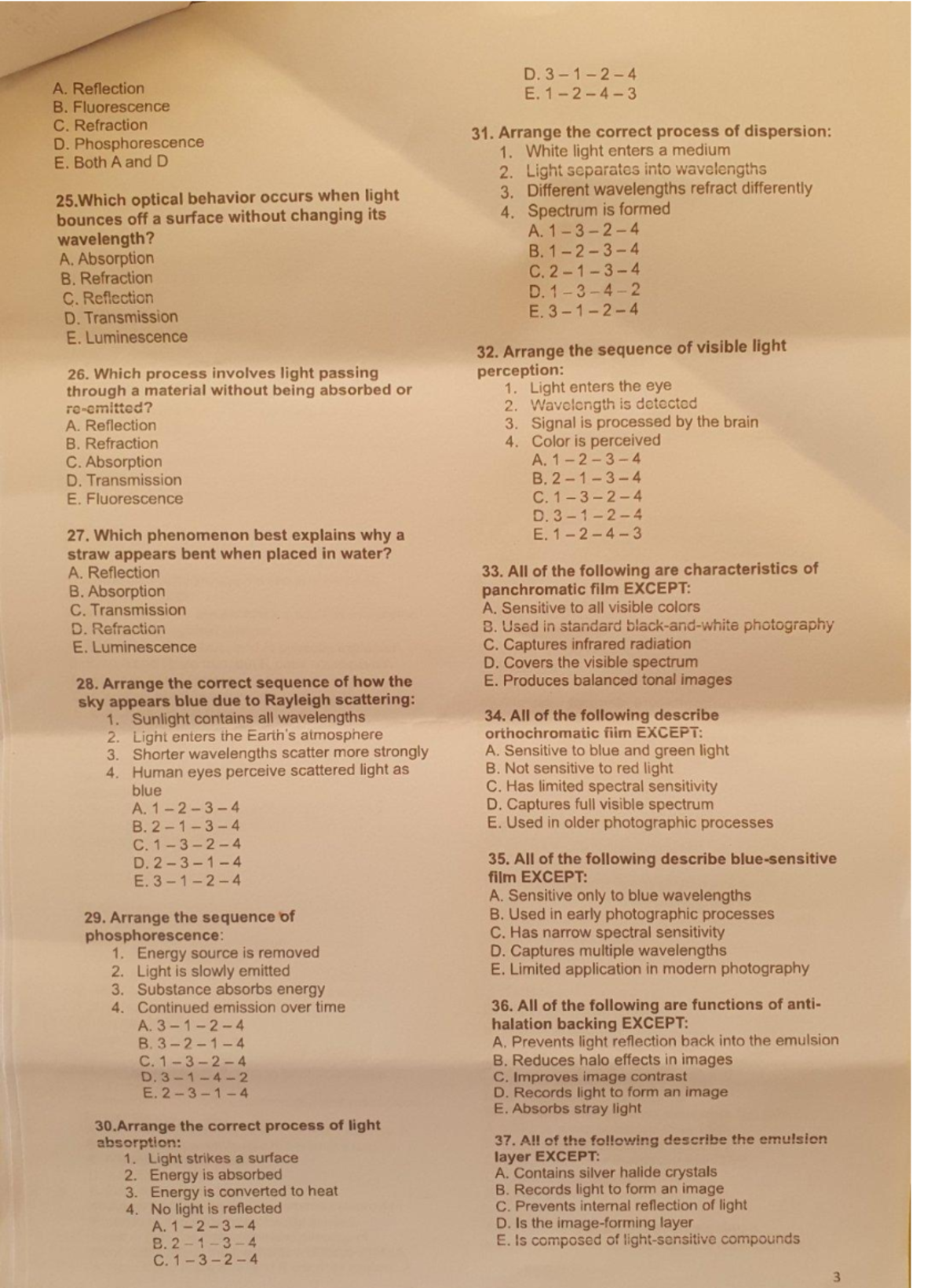 Optical Behavior Review - Docuu 2 - Studocu