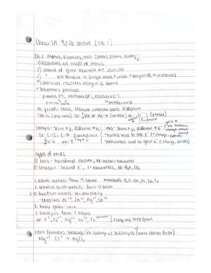 Chem 1A Final Example Practice - CHEM 1A – B After each problem, is the approximate book section ...