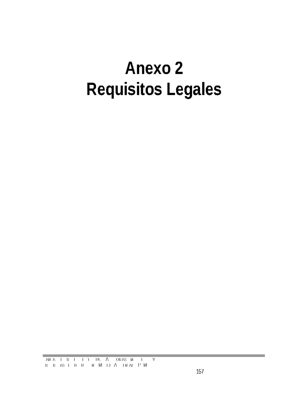 Anexo 2: Requisitos Legales para Auditorías Ambientales y PAMA 157 ...