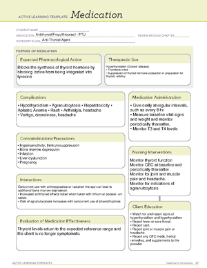 ATI Lidocaine (Xylocaine) Med Sheet - ACTIVE LEARNING TEMPLATES ...